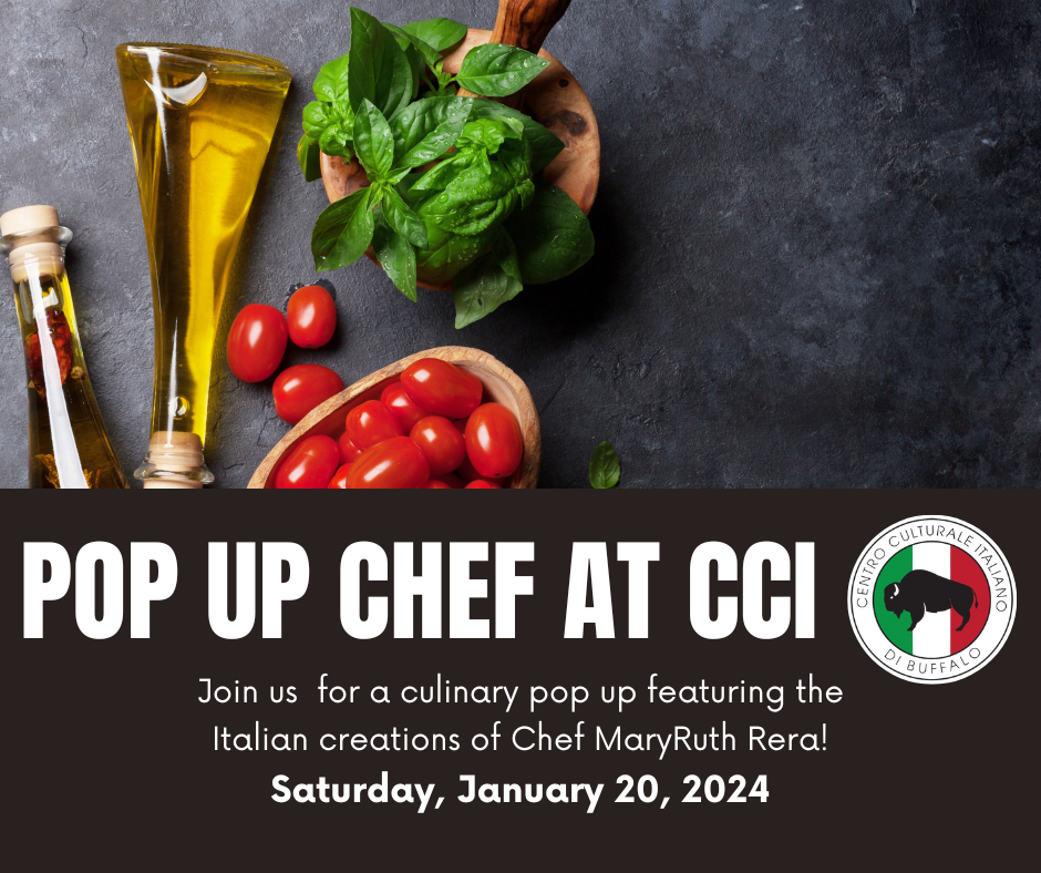 Pop Up Chef: MaryRuth Rera - Centro Culturale Italiano di Buffalo