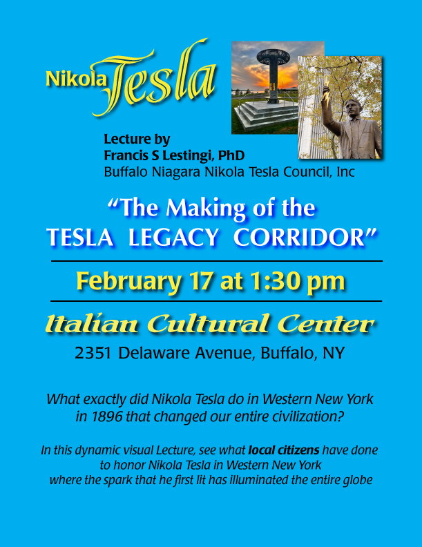 The Making of the Tesla Legacy Corridor - Centro Culturale Italiano di ...